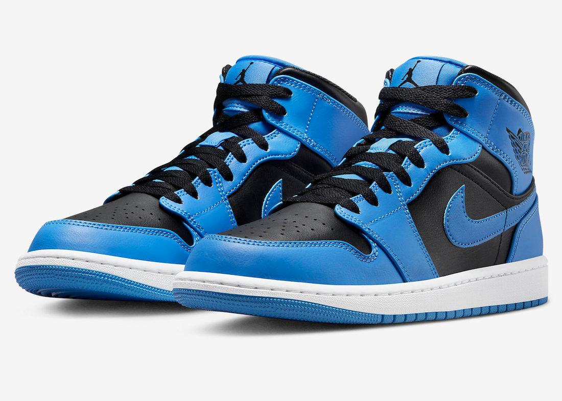 FOTOS OFICIALES DE LAS AIR JORDAN 1 MID “AZUL UNIVERSITARIO”